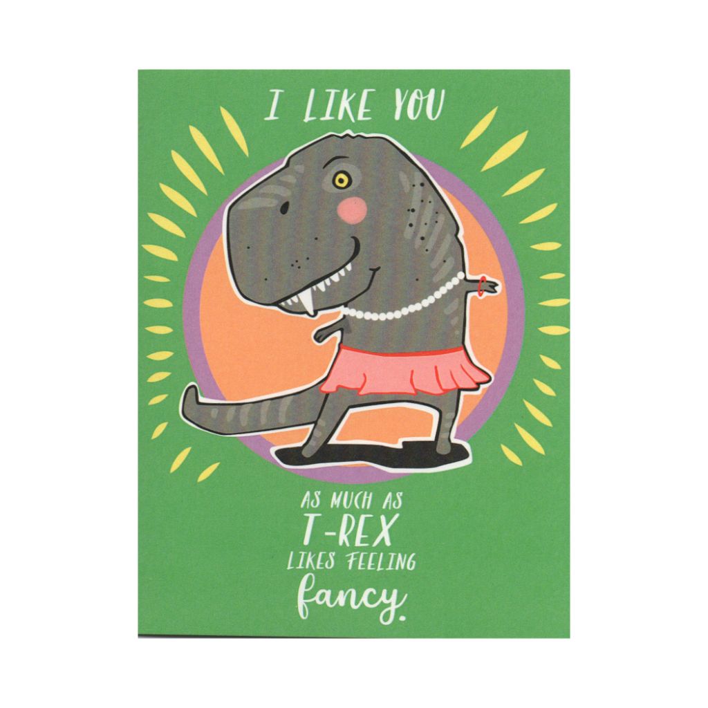 T-Rex Love Card – Gallery Boom