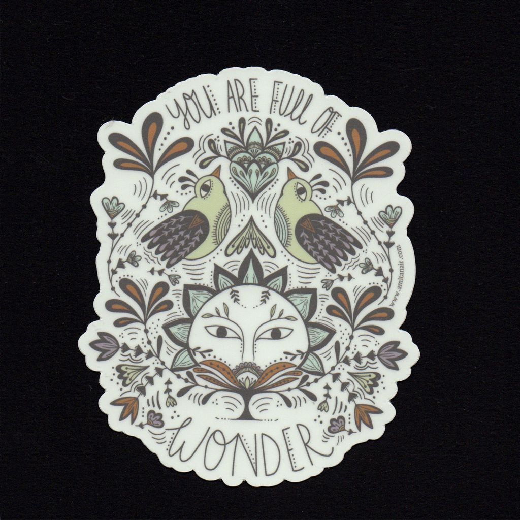 Full of Wonder Sticker – Gallery Boom